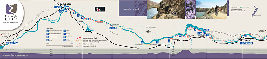Trail Maps | Clutha Gold & Roxburgh Gorge Trails